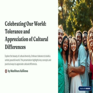 Celebrating-Our-World-Tolerance-and-Appreciation-of-Cultural ...