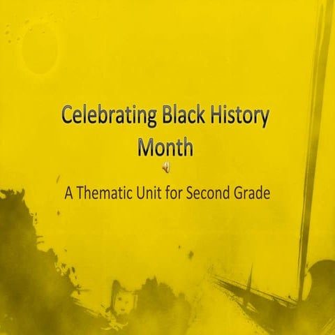 Celebrating black history month | PPTX