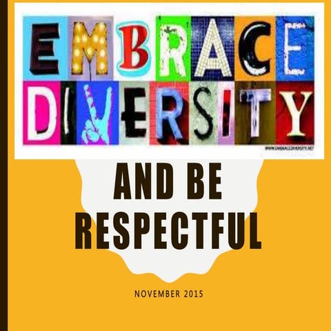 Celebrating diversity! 2015 lesson #3 | PPTX