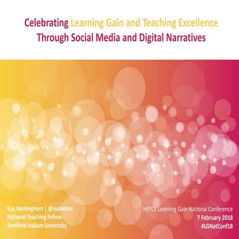 HEFCE's learning gain programme: Update on current activity - Ruby ...