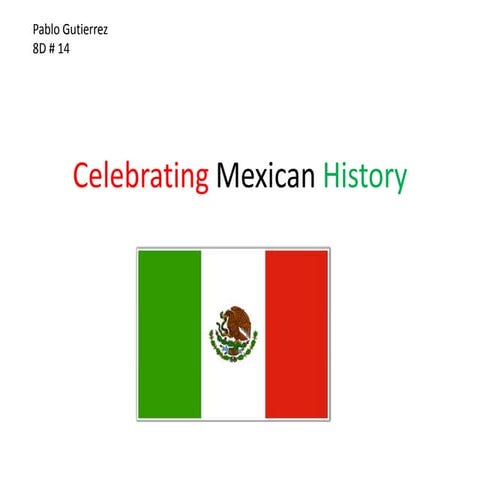 The history of the mexican flag | PPTX