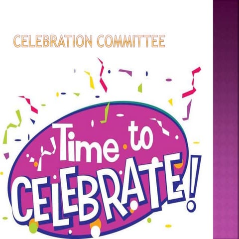 Celebration committee | PPTX