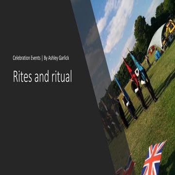Rites and ritual | PPTX