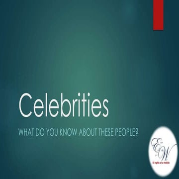 Celebrities | PPT