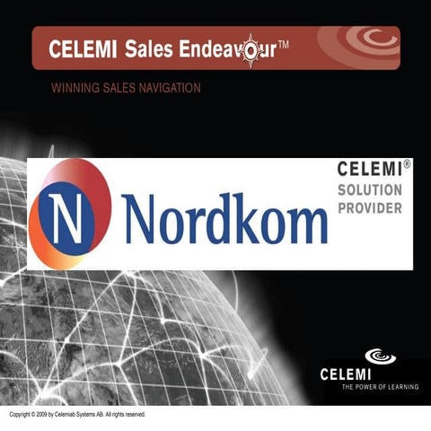 Celemi Sales Endeavour - simulación de negocio | PPT