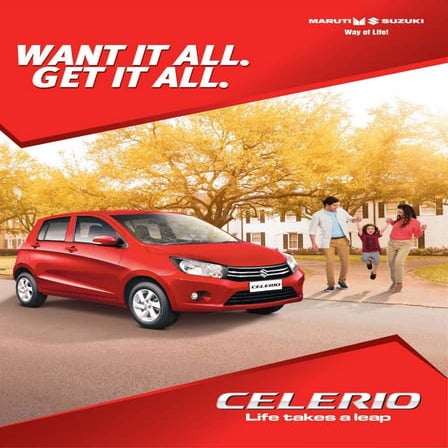 2015 Maruti Celerio Brochure | PDF