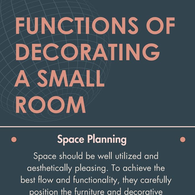 functions of decorating small rooms | PDF