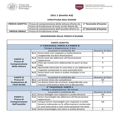 Celi 1-descrizione-prova | PDF