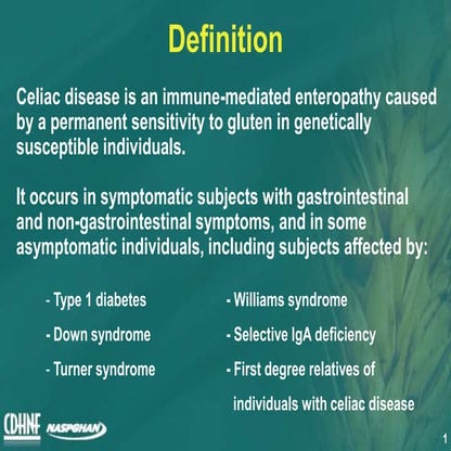 Celiac disease power point presentation | PPT