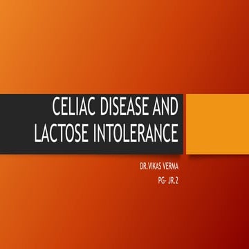 Lactose intolerance | PPTX