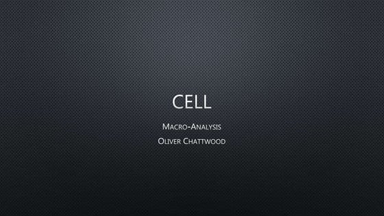 The Shining - Micro Analysis | PPTX