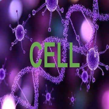 Cell | PPTX