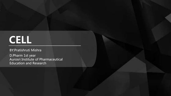 B PHARMA REMEDIAL BIOLOGY Chapter 1.pdf | Gardening | Home & Garden