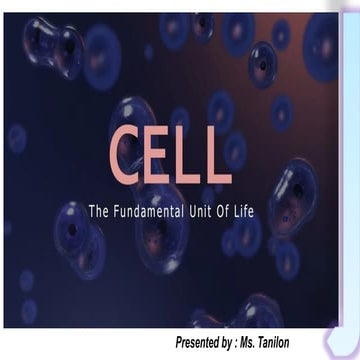 Cell: The Basic Unit of Life Powerpoint.pptx
