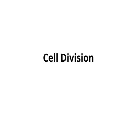 Cell Divisionppt Ppt 8153