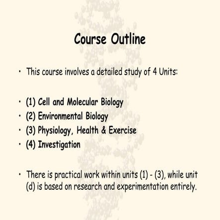 Cell & Molecular Biology | PPT