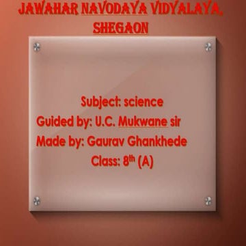 Class 8 ncert science chapter Cell structure and functions by Gaurav ...