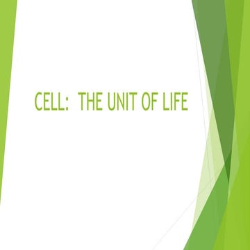 Cell: The Unit of Life | PPTX