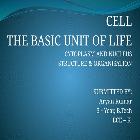 Cell - The Basic Unit of Life (Advanced).pptx