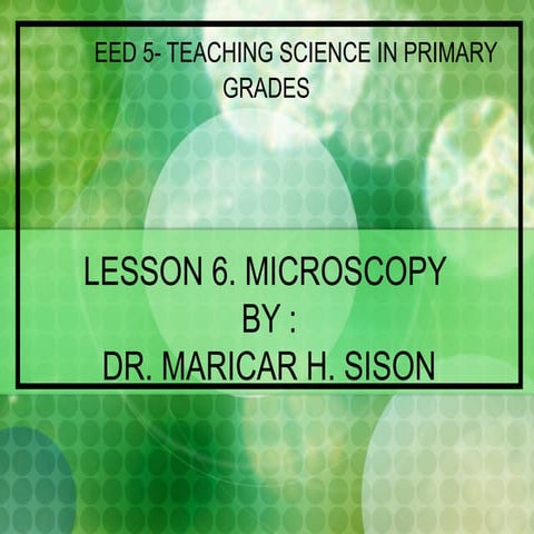 Cell-theory and microscopy introduction1 | PPTX