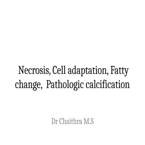 cell adaptation, fatty change and calcification.ppt