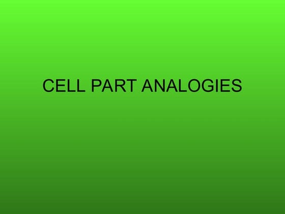 A Cell Is Like A School[1] | PPT | Professional School | Postgraduate ...