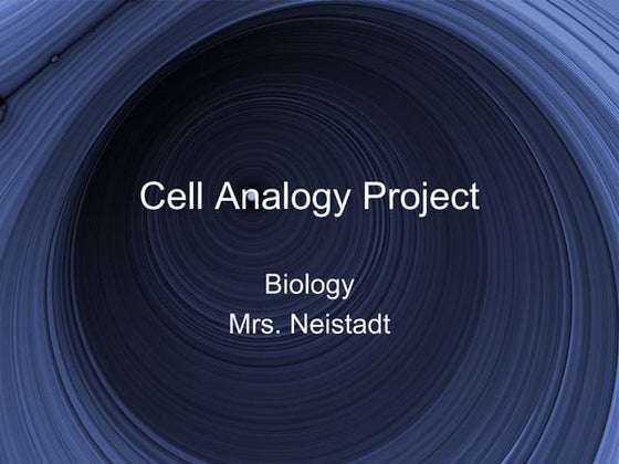 Cell Analogy Example | PPTX