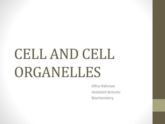 Cell Parts | PPT