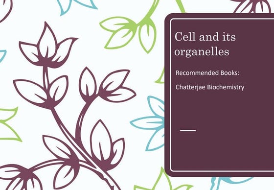 Ultra structure of plant cell (1) | PPTX
