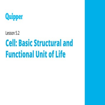 The Cell Presentation for Grade 7 | PPTX