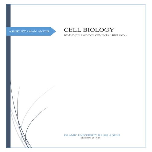 Cell biology | PDF