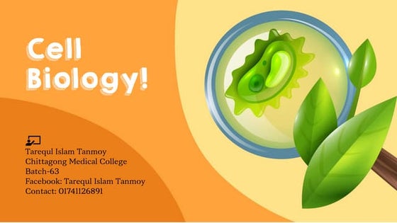 Cell and cell organelles | PPTX