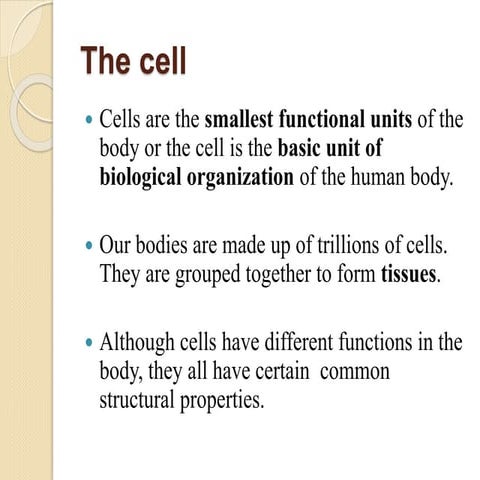 Presentation on the Cell, cell cycle.pptx