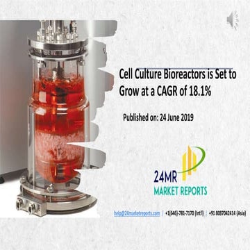 Cell culture bioreactors | PPTX