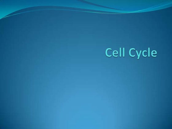 Cell Cycle Flipbook | PPTX