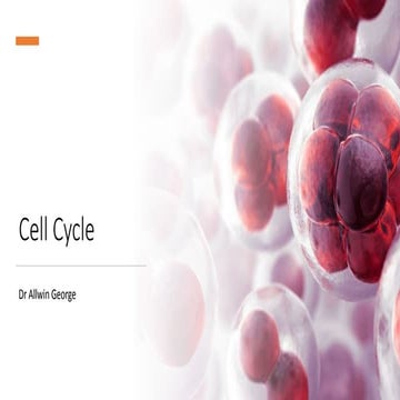 Cell cycle | PPTX