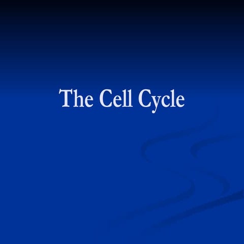Cell cycle, Interphase, Mitosis and Meiosis. | PPTX