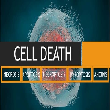 Cell death - Pathology | PPTX