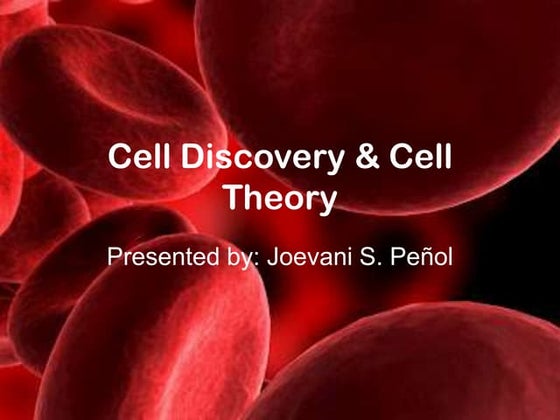 Cell and cell theory | PPTX