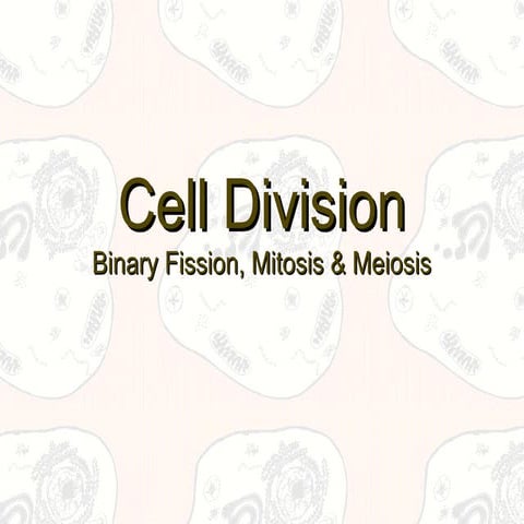 Cell division | PPT