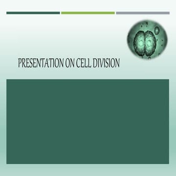 Cell division | PPT