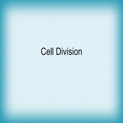 Cell division basics | PPT