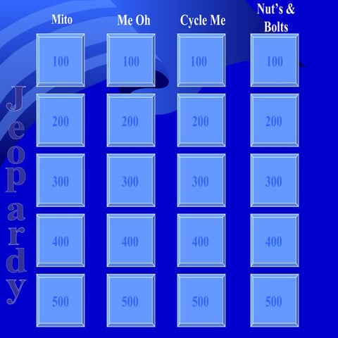 Cell division and dna,rna review game | PPT