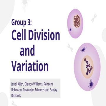 Cell Division and Variation by Group 3.pptx