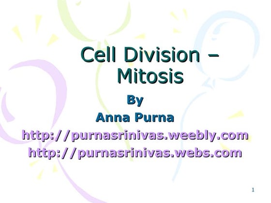 The Cell Cycle and Cell Division | PPTX | Biological Sciences | Science
