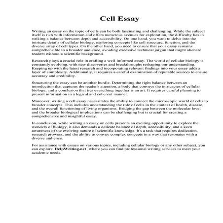 Cell Essay.pdf