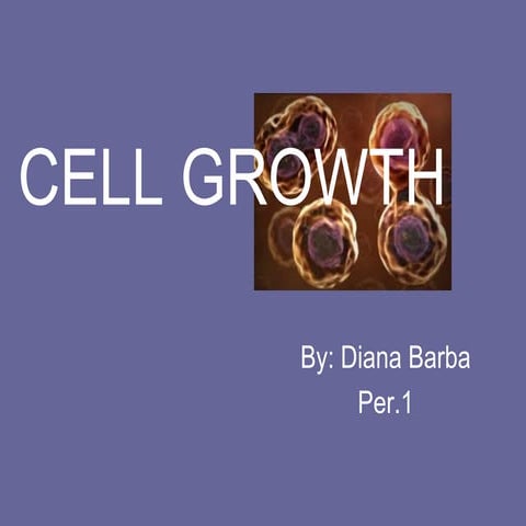 Cell growth | PPT