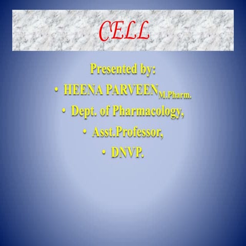 CELL ,ITS CONSTITUENTS,TISSUES ,ORGANISATION ,TRANSPORT ACROSS CELL | PPTX