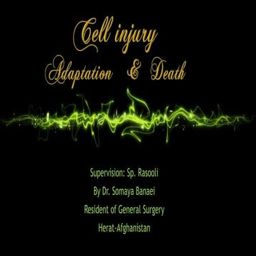 Cell injury death & adaptation | PPT