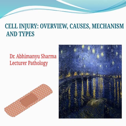 Cell Injury: overview, causes, types, mechanism | PPTX